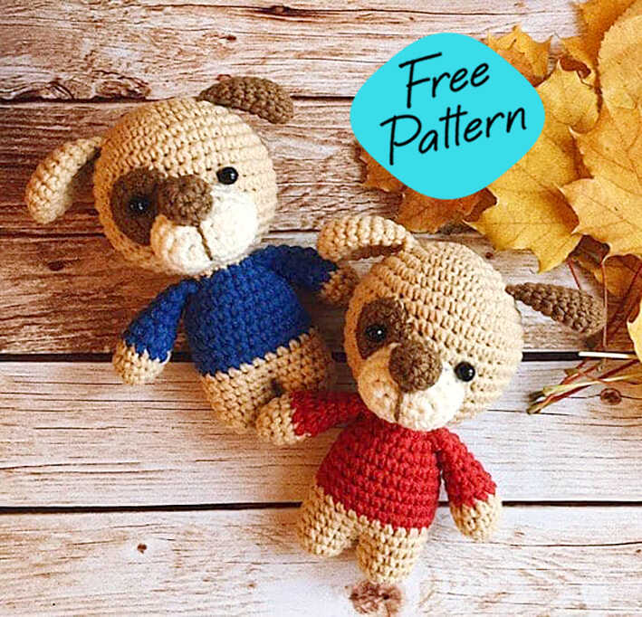Crochet Dog Amigurumi Free Pattern - Amigurumi