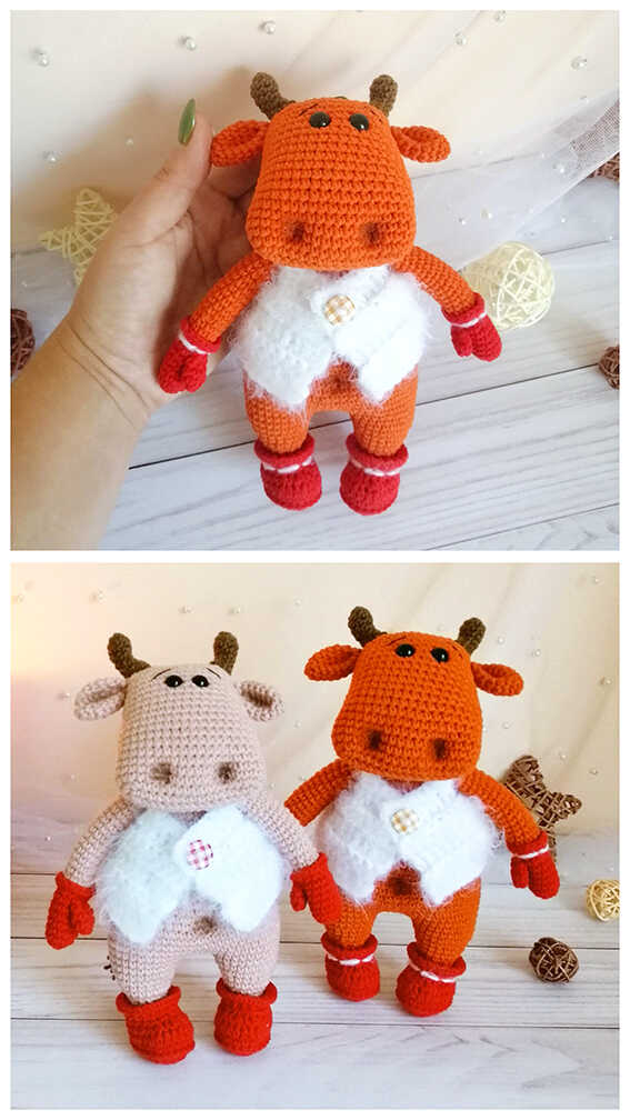 Amigurumi Erofey Bull Crochet Free Pattern - Amigurumi
