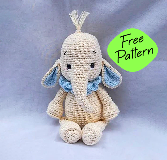 Amigurumi Elephant Jace Crochet Free Pattern - Amigurumi