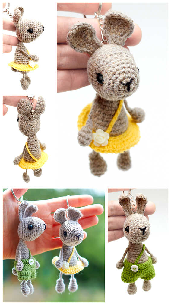 Amigurumi Keychain Crochet Free Pattern - Amigurumi