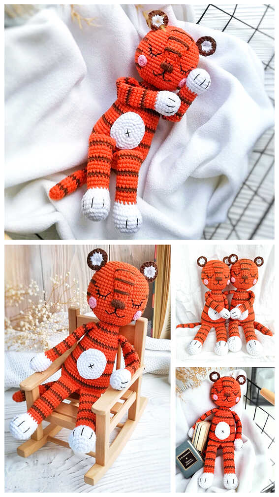 Amigurumi Tiger Crochet Free Pattern - Amigurumi