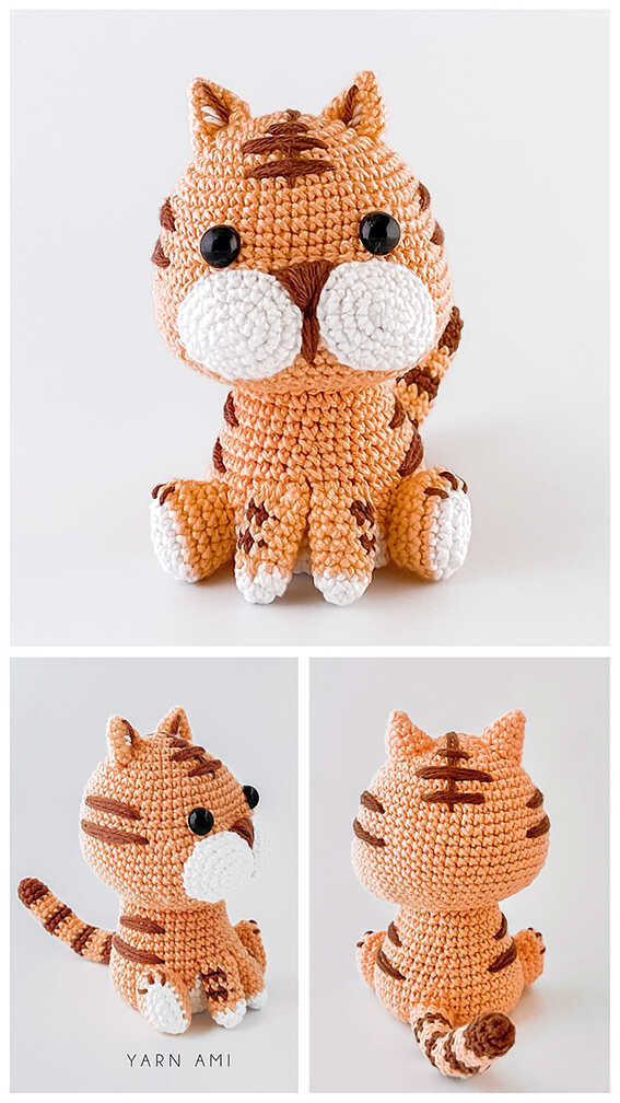Amigurumi Tiger Crochet Free Pattern - Amigurumi