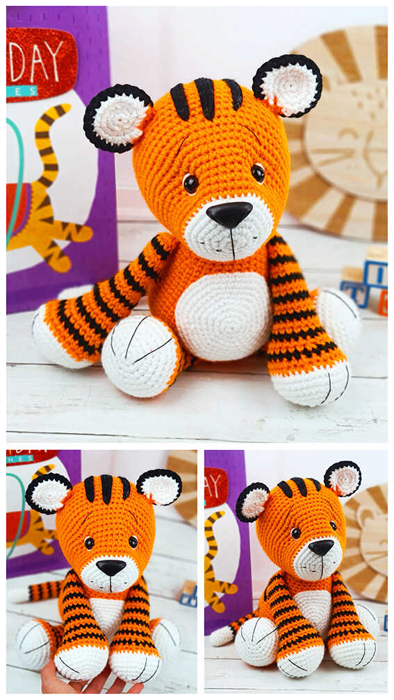 Amigurumi Tiger Crochet Free Pattern - Amigurumi