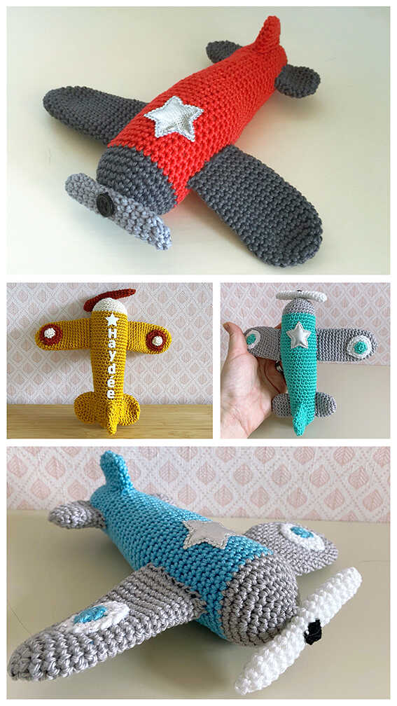 Crochet Airplane Amigurumi Free Pattern - Amigurumi