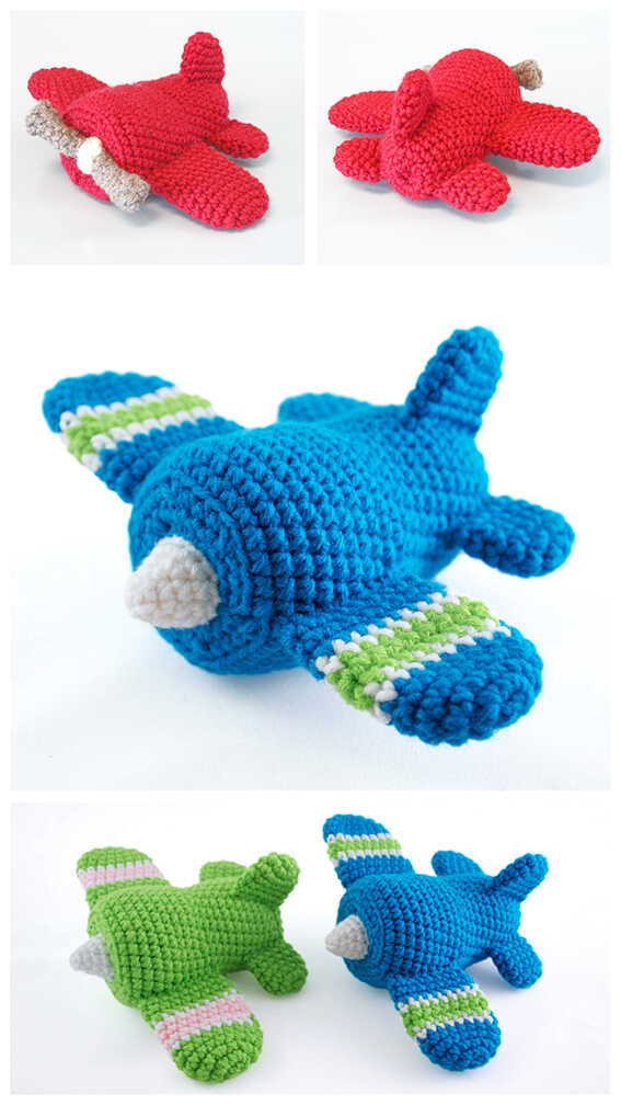 Crochet Airplane Amigurumi Free Pattern - Amigurumi