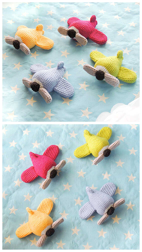 Crochet Airplane Amigurumi Free Pattern - Amigurumi