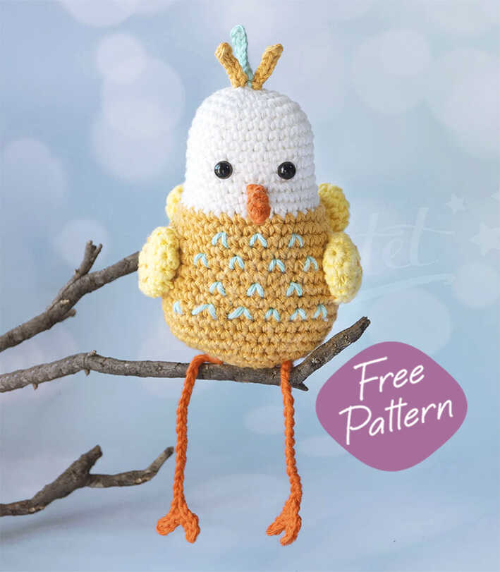 Crochet Bird Amigurumi Free Pattern - Amigurumi