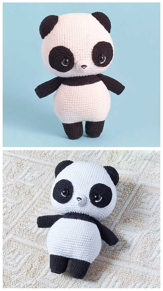Crochet Panda and Bear Amigurumi Free Pattern - Amigurumi