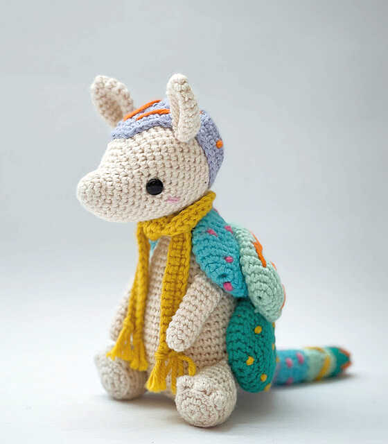 Ramón the Armadillo Amigurumi Crochet Free Pattern - Amigurumi