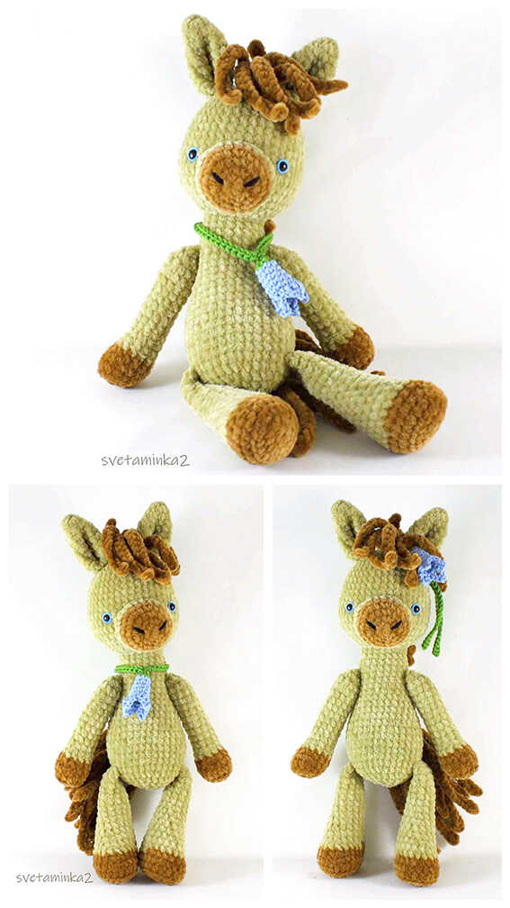 Crochet Horse Amigurumi Free Pattern - Amigurumi