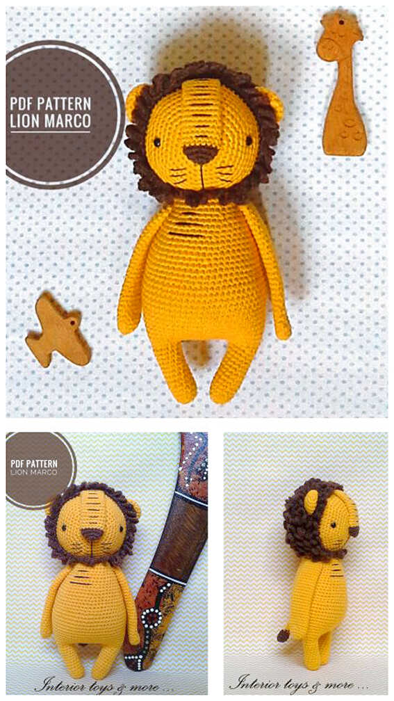 Amigurumi Lion Free Pattern - Amigurumi