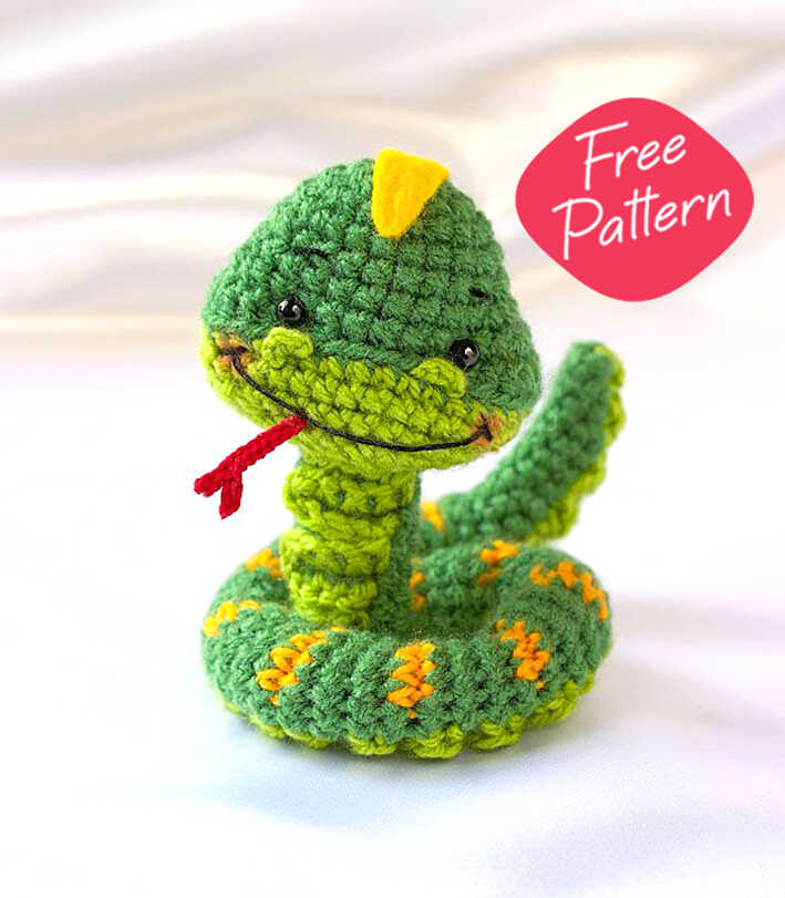 Amigurumi Cute Snake Free Pattern - Amigurumi