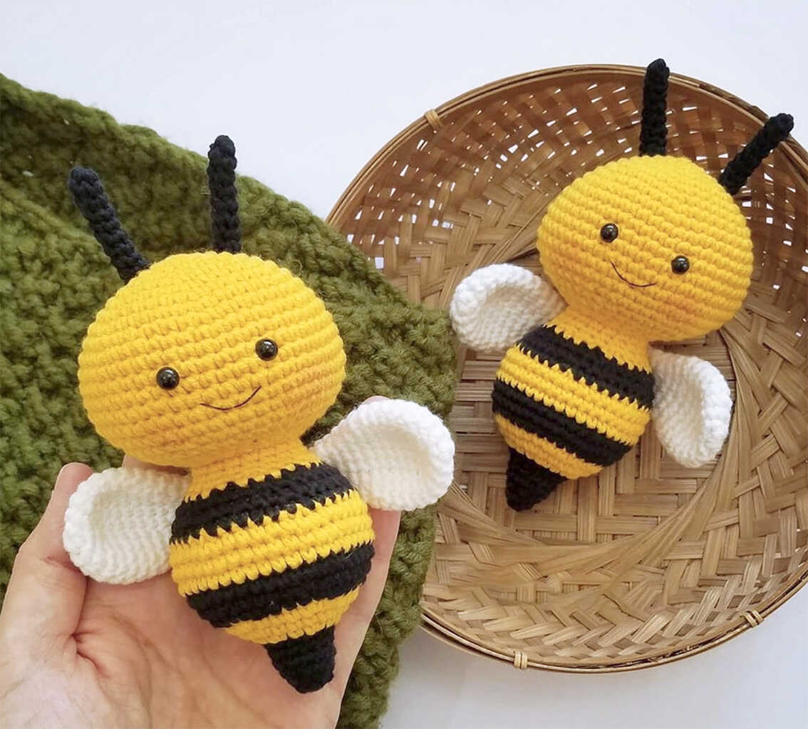 Little Bee Amigurumi Crochet Free Pattern - Amigurumi