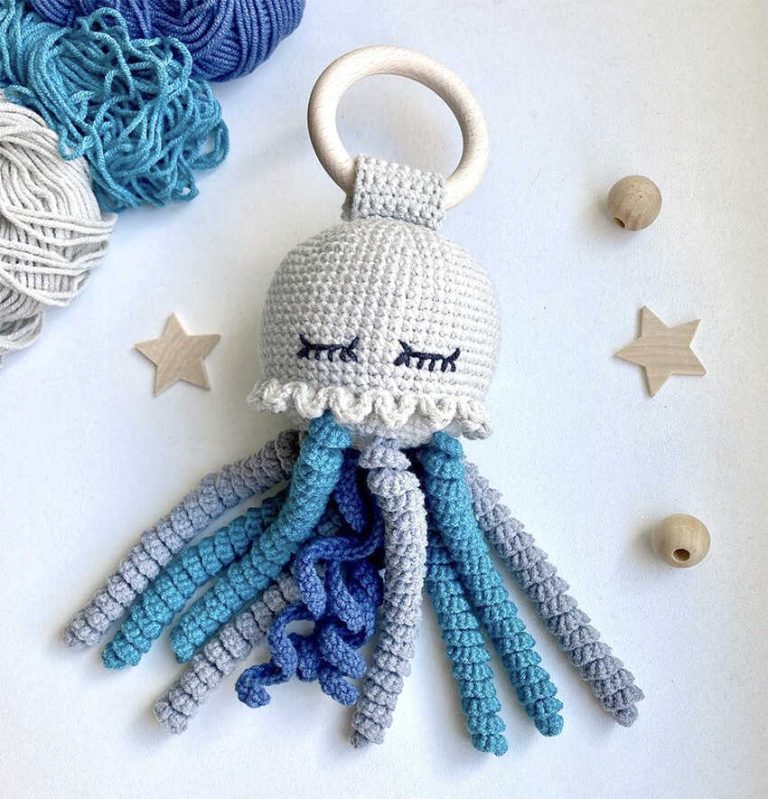 Crochet Baby Rattle Amigurumi Free Pattern - Amigurumi