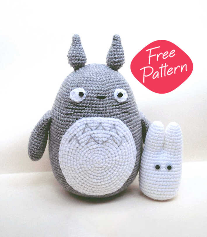 Crochet Totoro Amigurumi Free Pattern - Amigurumi