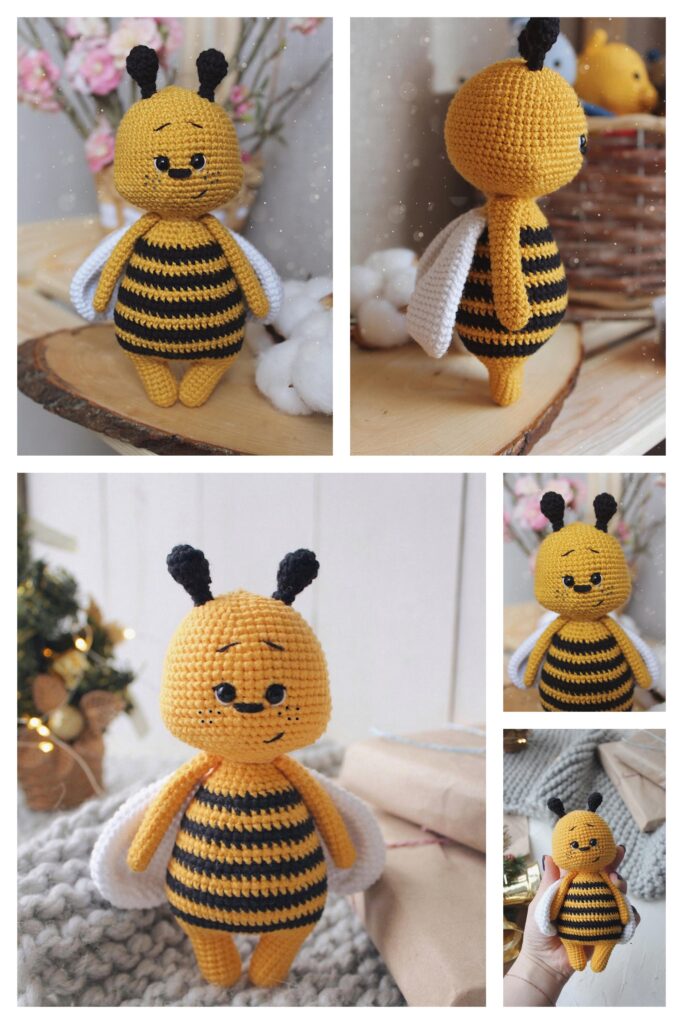 Little Bee Amigurumi Crochet Free Pattern - Amigurumi