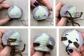 Crochet Sloth Amigurumi Free Pattern - Amigurumi