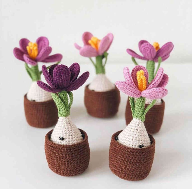 Crochet Flower Amigurumi Free Pattern - Amigurumi