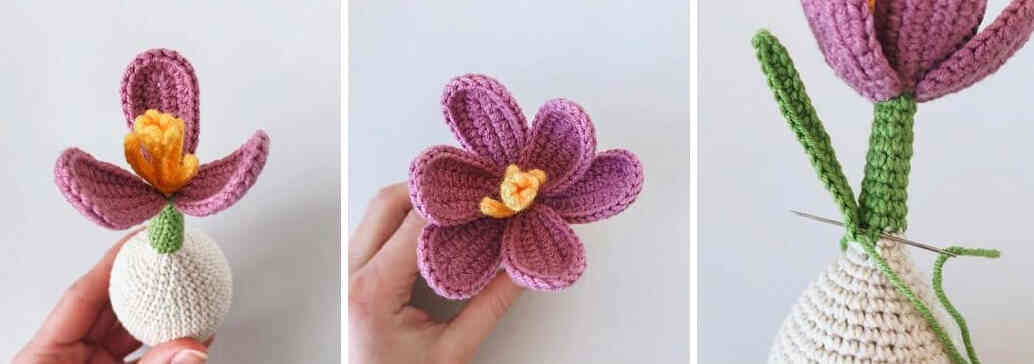 Crochet Flower Amigurumi Free Pattern - Amigurumi