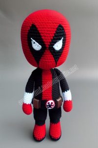 Deadpool Crochet Amigurumi Free Pattern - Amigurumi