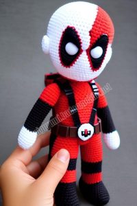 Deadpool Crochet Amigurumi Free Pattern - Amigurumi