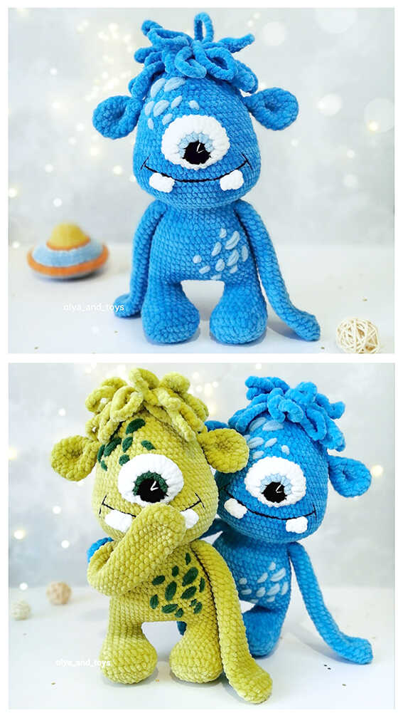Crochet Monster Amigurumi Free Pattern - Amigurumi