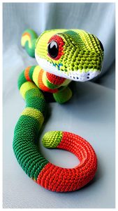 Cute Snake Amigurumi Crochet Free Pattern - Amigurumi