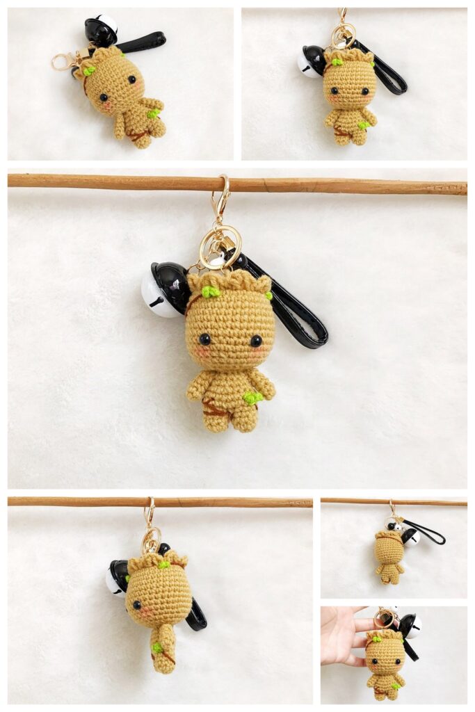 Crochet Baby Groot Amigurumi Free Pattern - Amigurumi