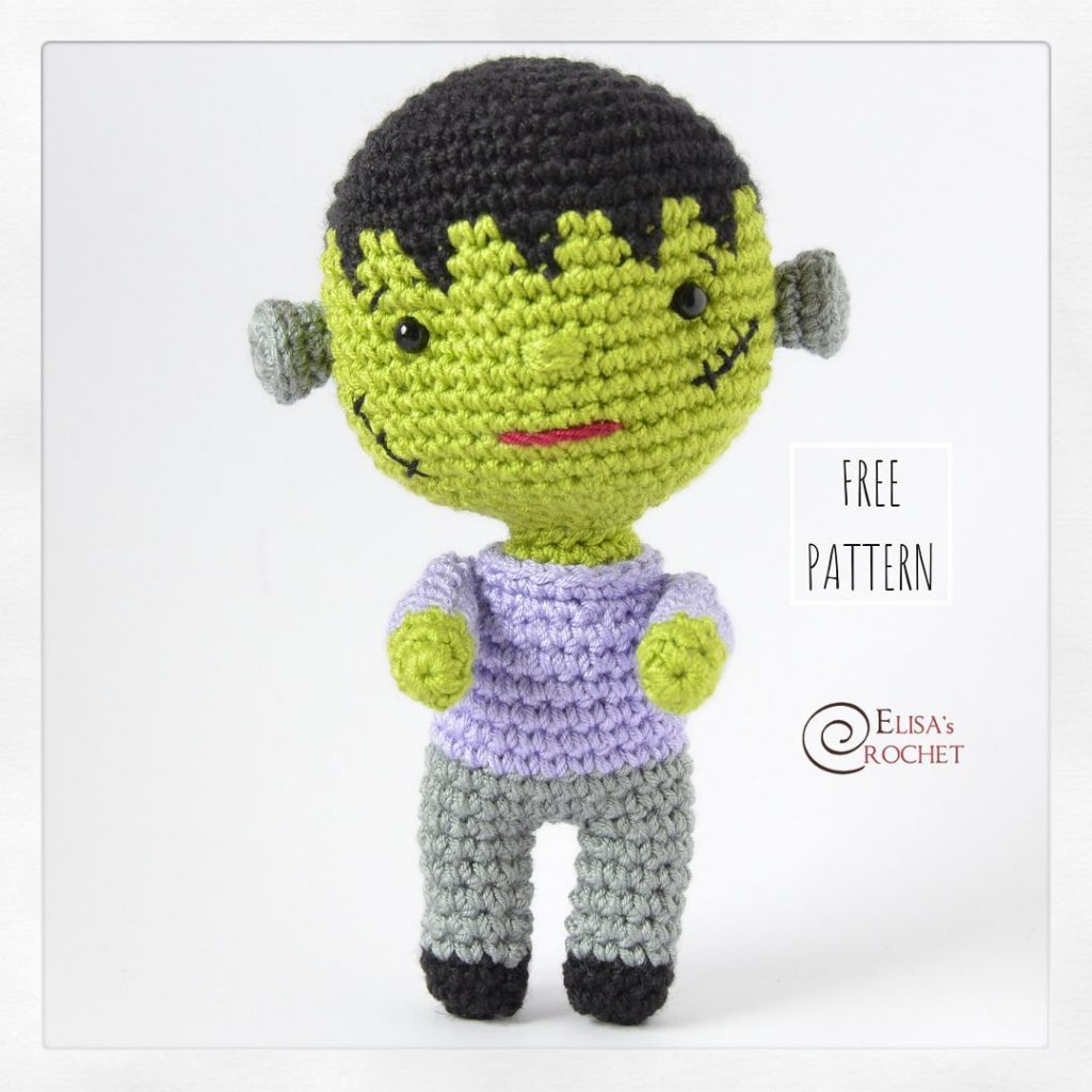 Crochet Cute Zombie Amigurumi Free Pattern - Amigurumi
