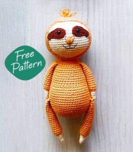 Amigurumi Sloth Crochet Free Pattern - Amigurumi
