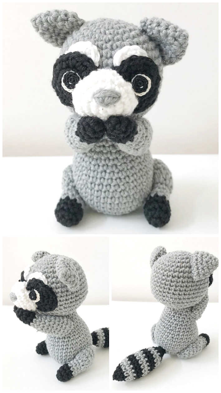 Amigurumi Raccoon Crochet Free Pattern - Amigurumi