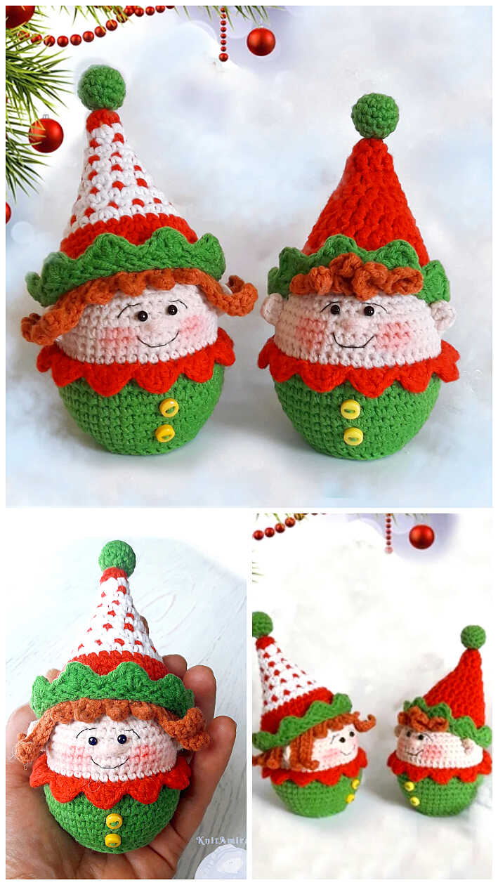 Crochet Christmas Ornament Free Pattern - Amigurumi