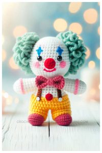 Amigurumi Clown Crochet Free Pattern - Amigurumi