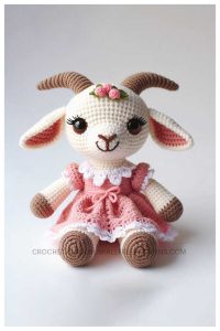 Crochet Cute Goat Amigurumi Free Pattern - Amigurumi