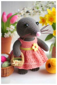 Amigurumi Mole Crochet Free Pattern - Amigurumi