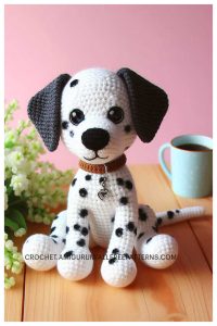 Amigurumi Dalmatian Dog Crochet Free Pattern - Amigurumi