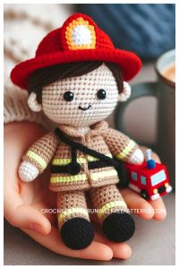 Crochet Fireman Amigurumi Free Pattern - Amigurumi