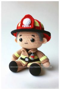 Crochet Fireman Amigurumi Free Pattern - Amigurumi