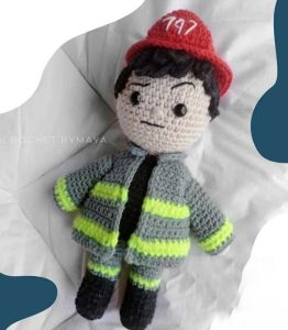 Crochet Fireman Amigurumi Free Pattern - Amigurumi