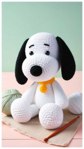 Amigurumi Snoopy Dog Crochet Free Pattern - Amigurumi