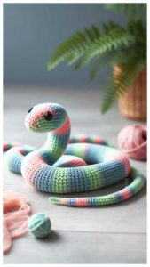 Amigurumi Snake Crochet Free Pattern - Amigurumi