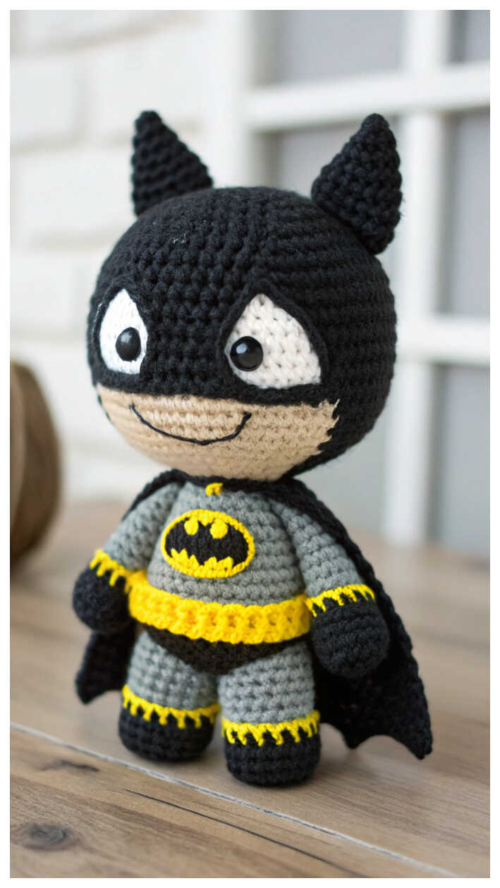 Crochet Batman Amigurumi Free Pattern - Amigurumi