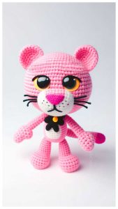 Crochet Pink Panther Amigurumi Free Pattern - Amigurumi