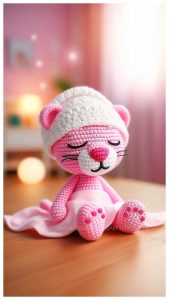 Crochet Pink Panther Amigurumi Free Pattern - Amigurumi