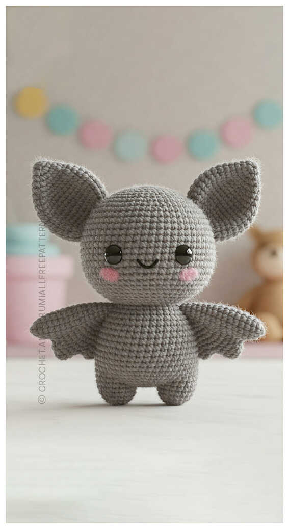 Amigurumi Bat Free Pattern - Amigurumi