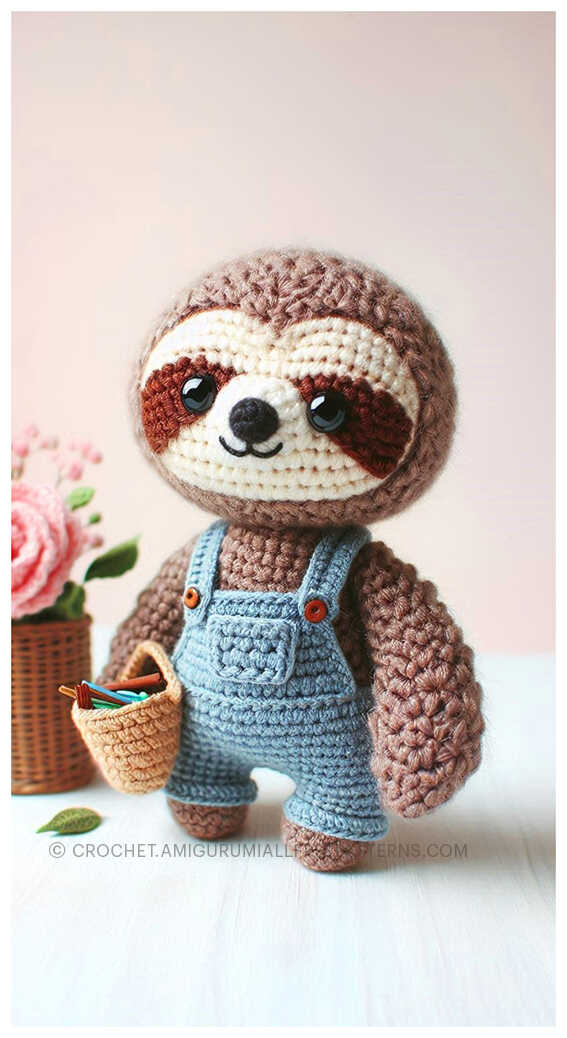Amigurumi Sloth Free Crochet Pattern - Amigurumi