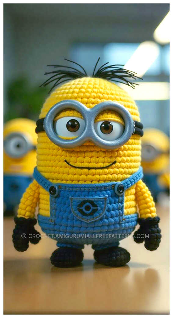 Amigurumi Cute Minion Crochet Free Pattern - Amigurumi