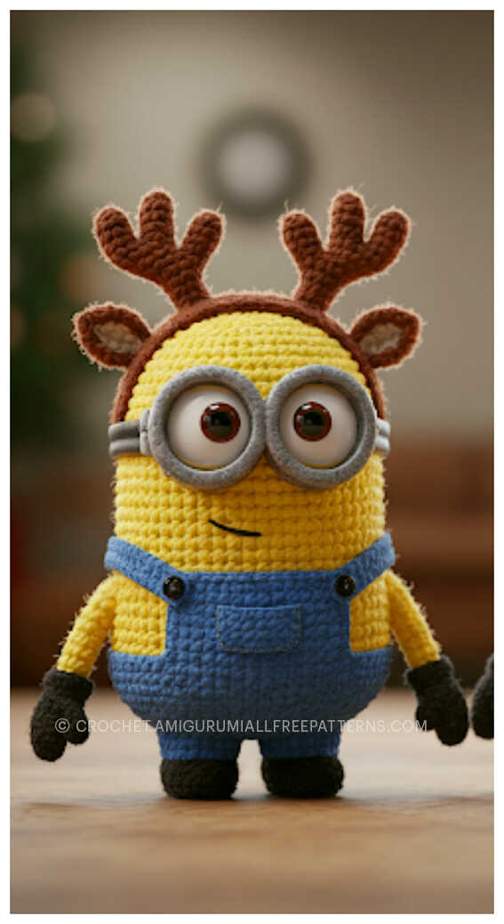 Amigurumi Cute Minion Crochet Free Pattern - Amigurumi