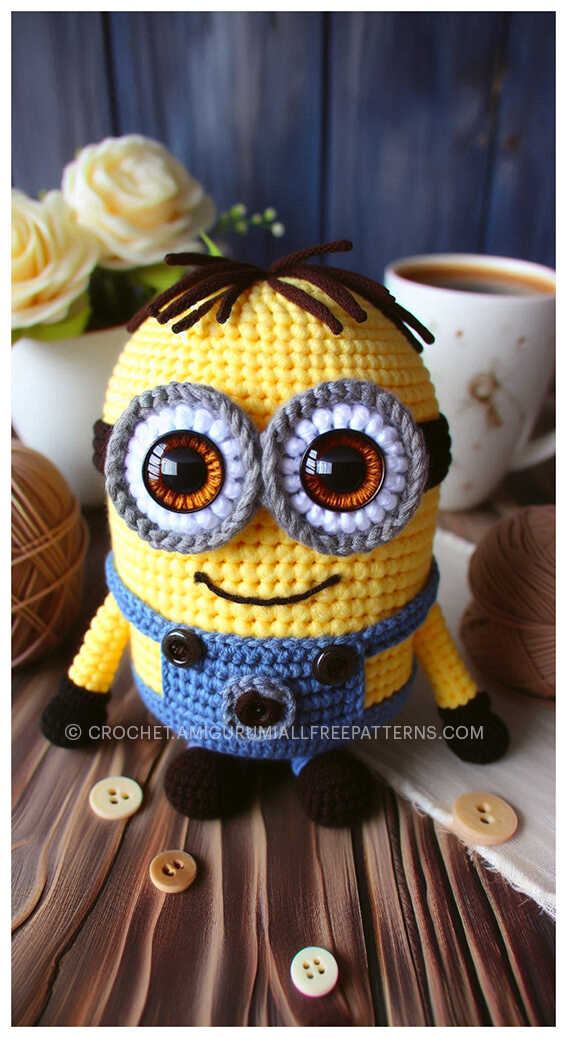 Amigurumi Cute Minion Crochet Free Pattern - Amigurumi