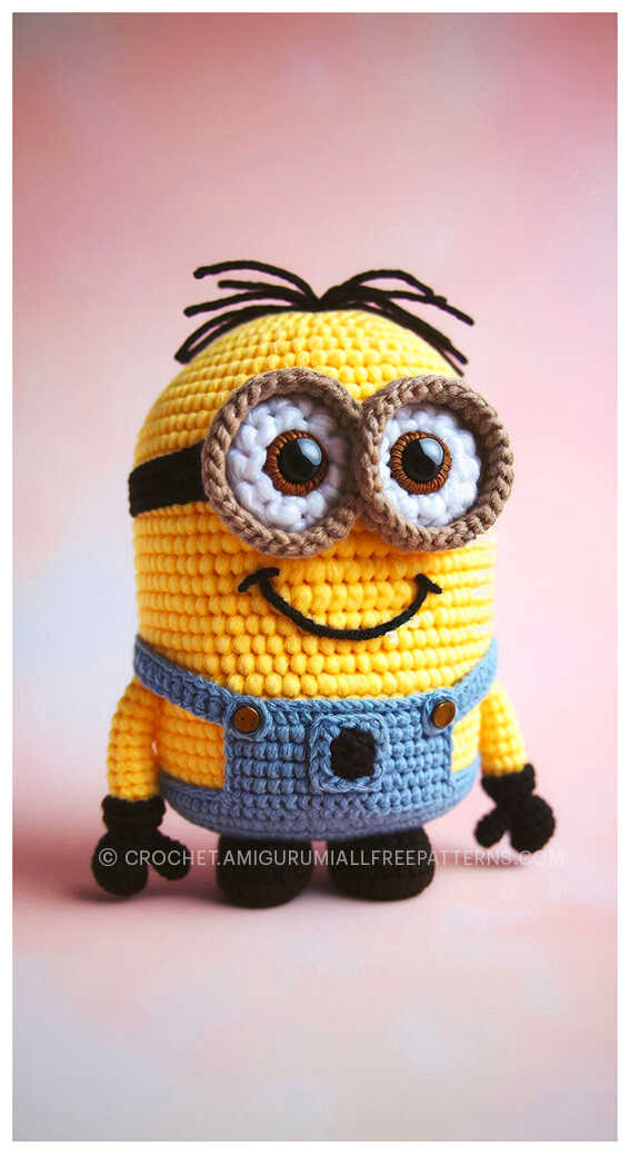 Amigurumi Cute Minion Crochet Free Pattern - Amigurumi